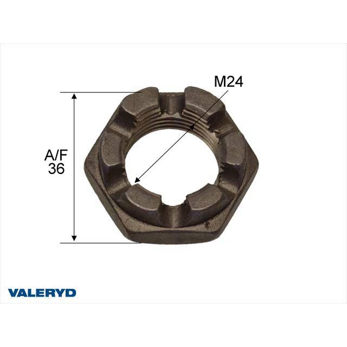 Köp Kronmutter M24x2,0 - Trailerhuset.se